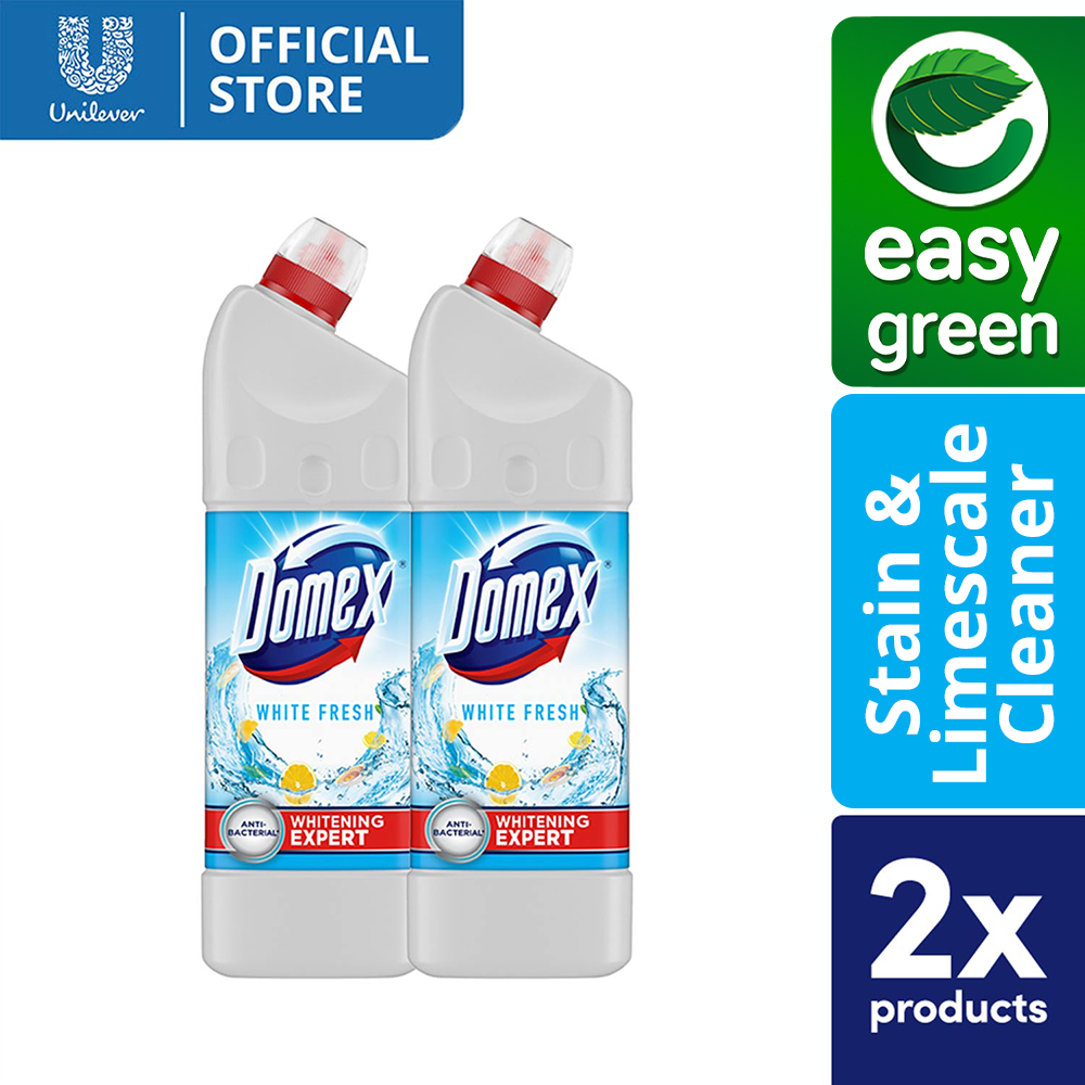 [BUNDLE OF 2] Domex Stain and Limescale Cleaner White Fresh 880ml ...