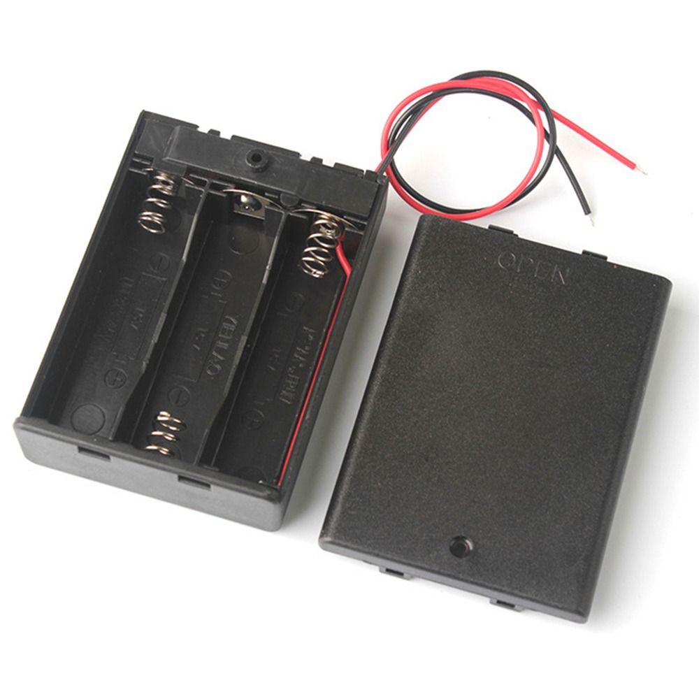 Plastics Switch Wire Lead AA AAA Battery Case on/off 2X 3X 4X 6X 8X ...