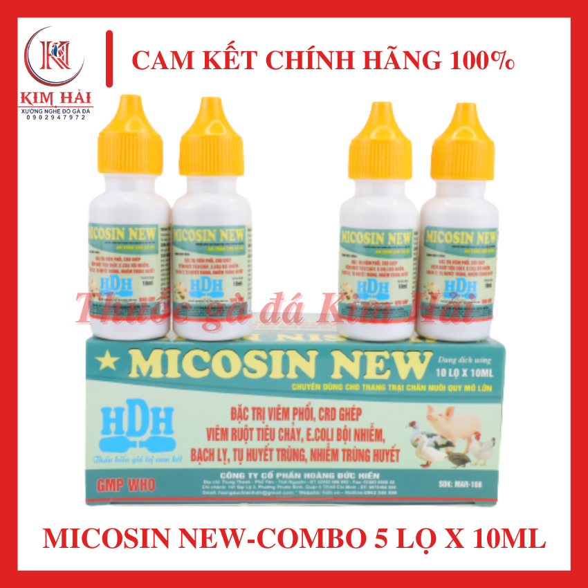 Micosin new[combo 5 lọ x 10ml]-[nhỏ trực tiếp]-đ.ặ.c t.r.ị viêm phổi ...