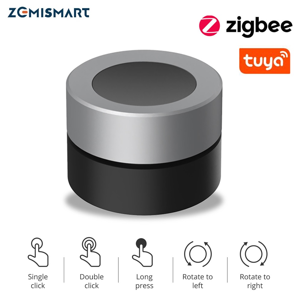 zemismart Tuya ZigBee Smart Knob Switch Wireless Scene Switch Knob ... zemismart Tuya ZigBee Smart Knob Switch Wireless Scene Switch Knob ...