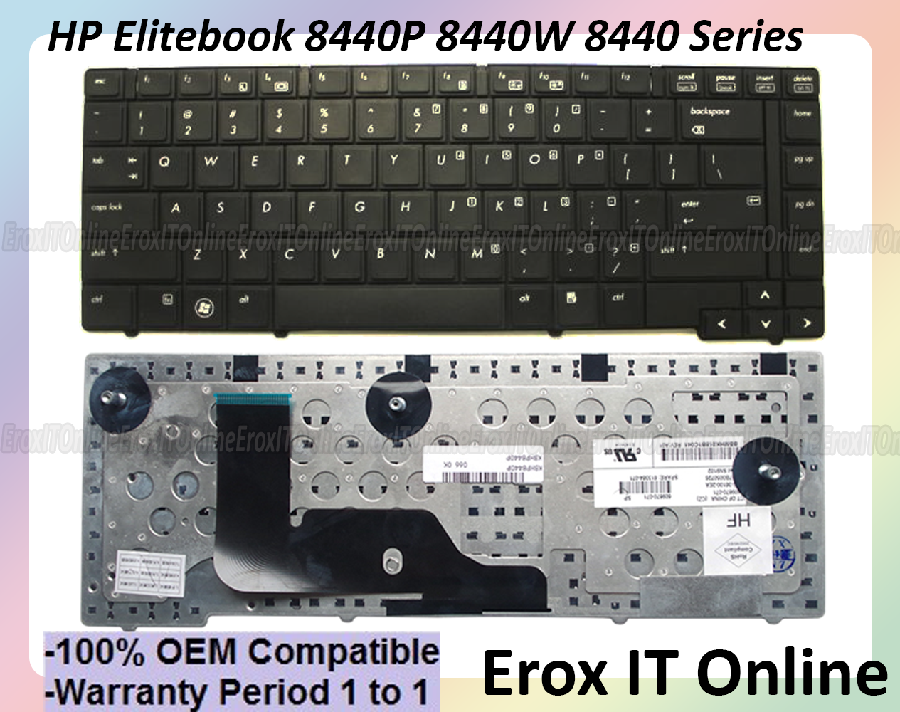 Hp EliteBook 8440P 8440W 8440 Series V103102AS Laptop Keyboard | Lazada