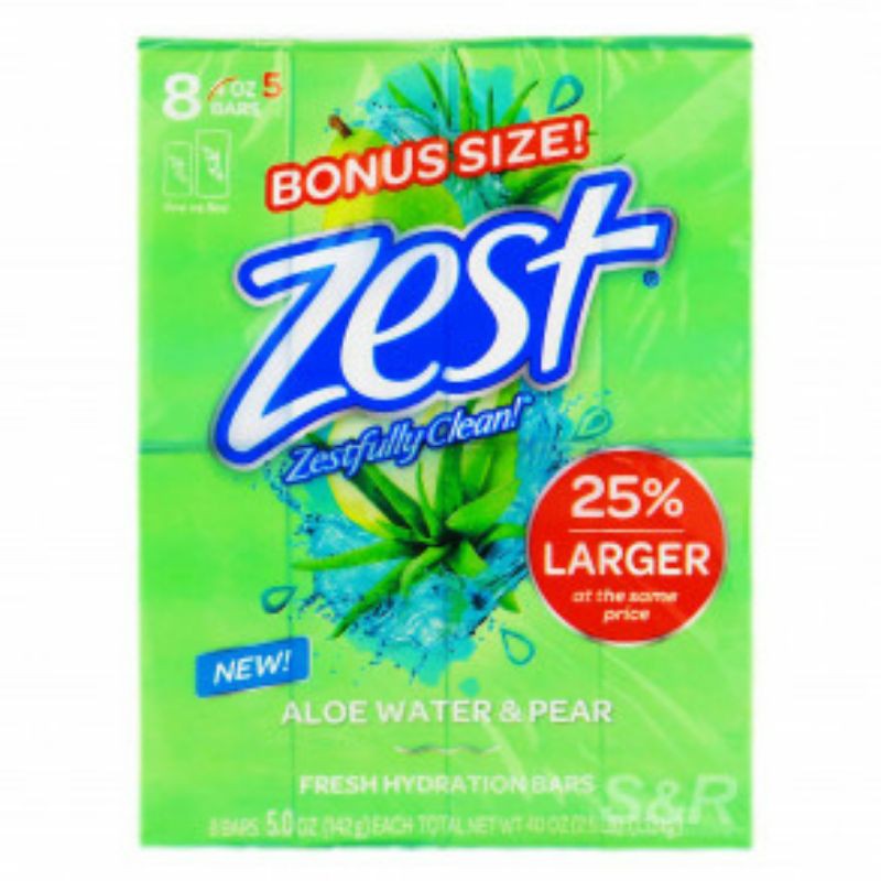 Zest Aloe Water and Pear 143g Sold per Bar | Lazada PH