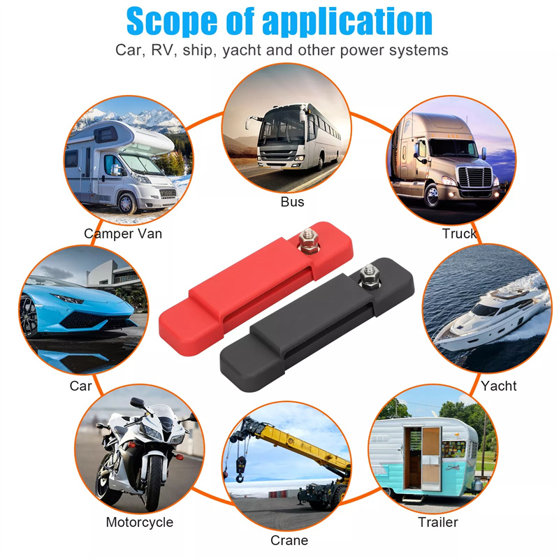 Car Terminal Block Negative Bus Bar 12V 180A Power Distribution Block ...