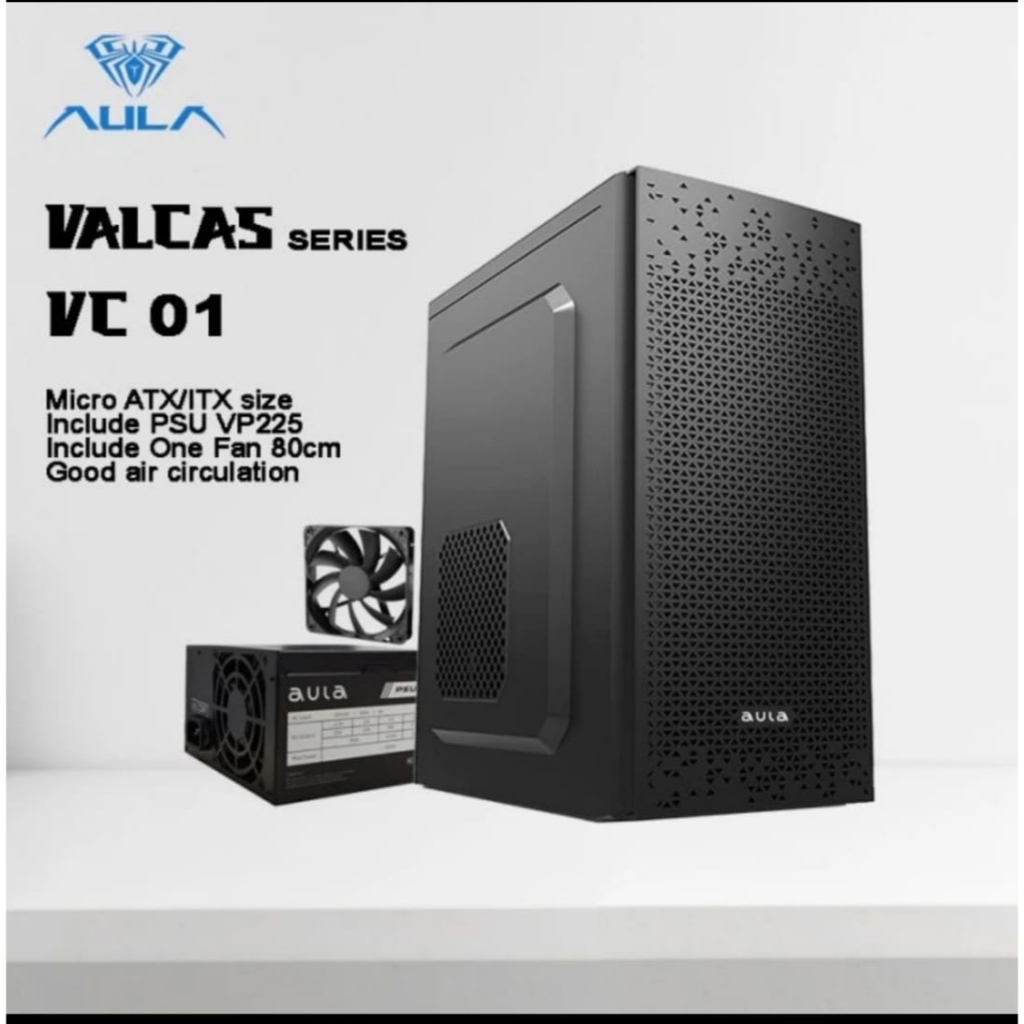 AULA Casing ValCas Series VC02/VC01 Include PSU 500W max+Free Fan 8cm ...