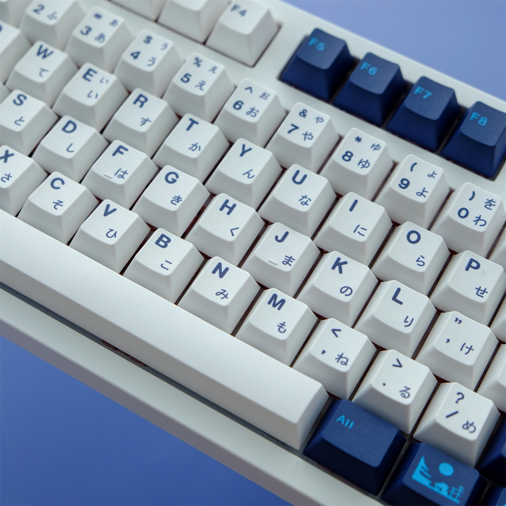 GMK Blue Moon Keycap 129คีย์เชอร์รี่โปรไฟล์ PBT ห้าด้านระเหิด Keycap ...