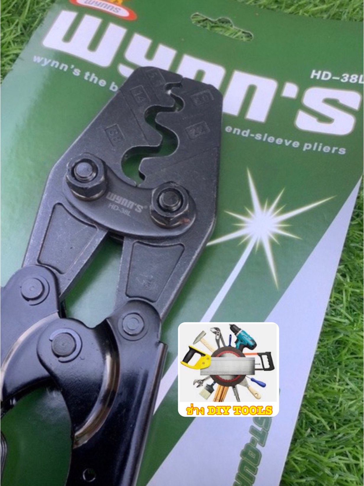 WYNN'S คีมย้ำหางปลา รุ่น HD-38L ‼️ (งานแข็งแรง ย้ำแน่น มาตราฐาน USA ...