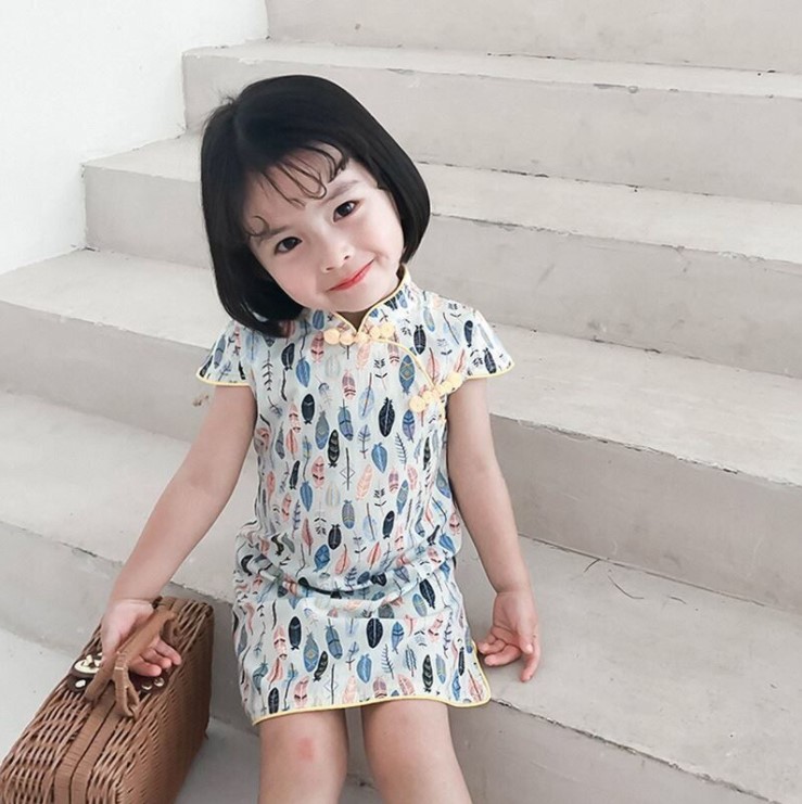 CNY Children Cheongsam Girl Cheongsam CNY New Year Dress Girl Costume ...