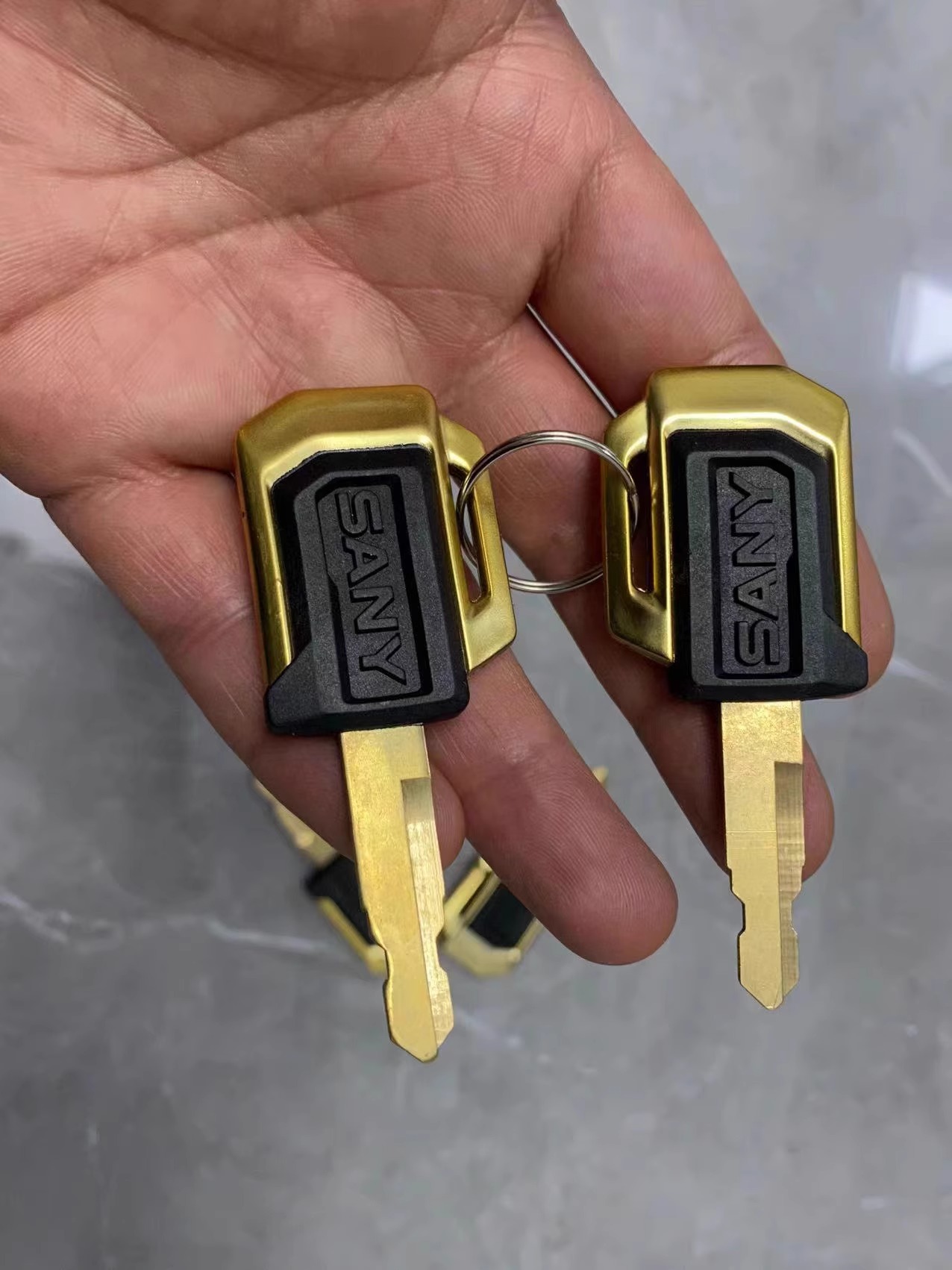 【Big-Sales】 5pcs Excavator Ignition Start Key For SANY SY16/35/55C/60 ...