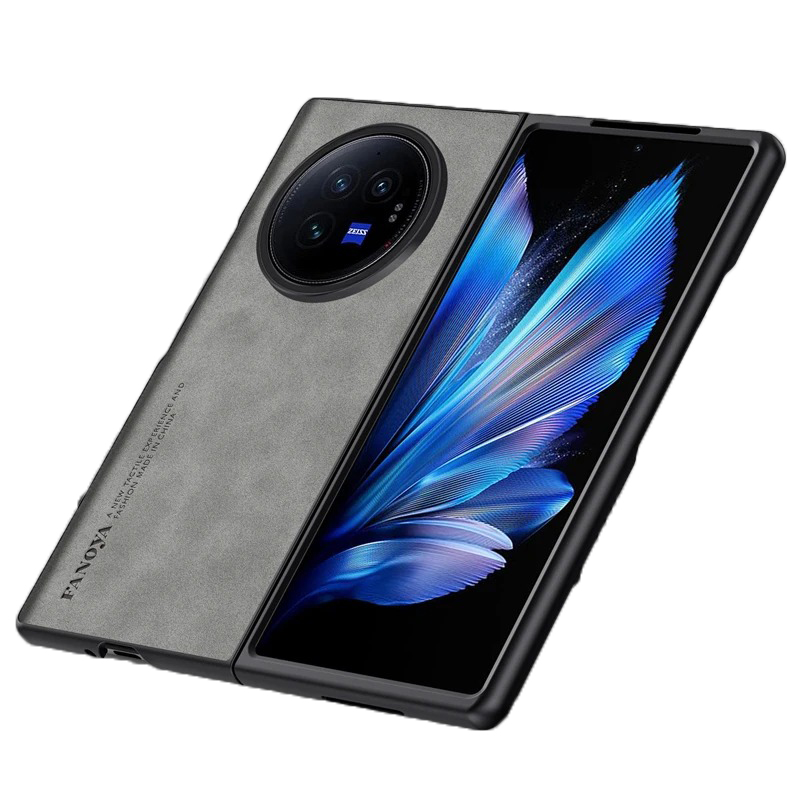 Phone case Vivo X Fold 3 Pro Fluff Cortex Patterned Vintage Business ...