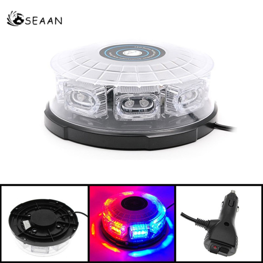 Super Bright Lightning 12/24V Car Roof LED Emergency Flashing Light ...