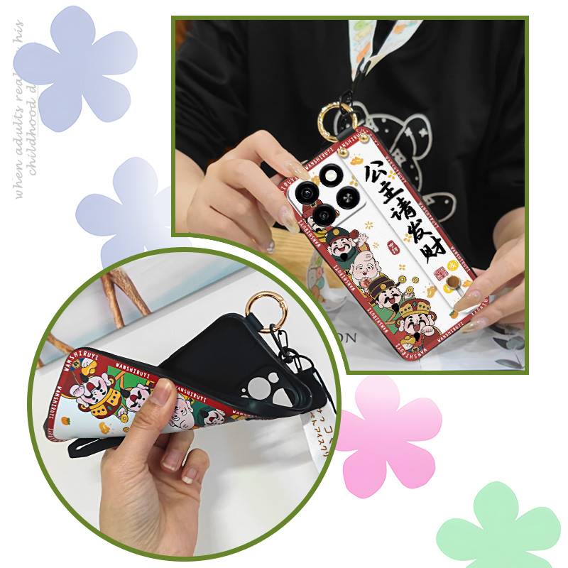 Phone Holder Soft case Phone Case For ZTE Blade A35/A55 Durable Cartoon ...