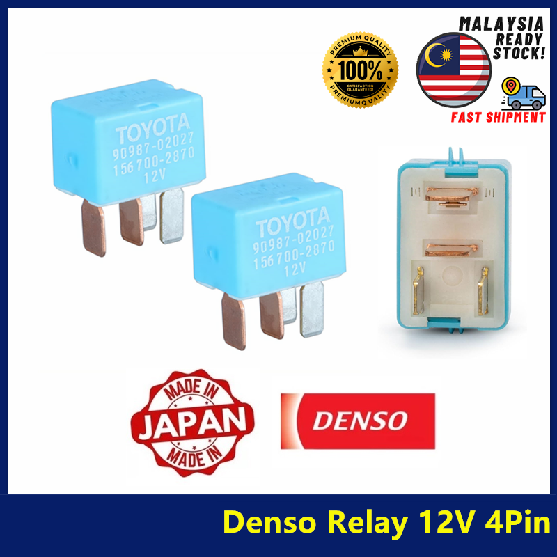 Denso Relay 12V 4Pin Head Lamp Relay / Air Condition Relay / Power ...