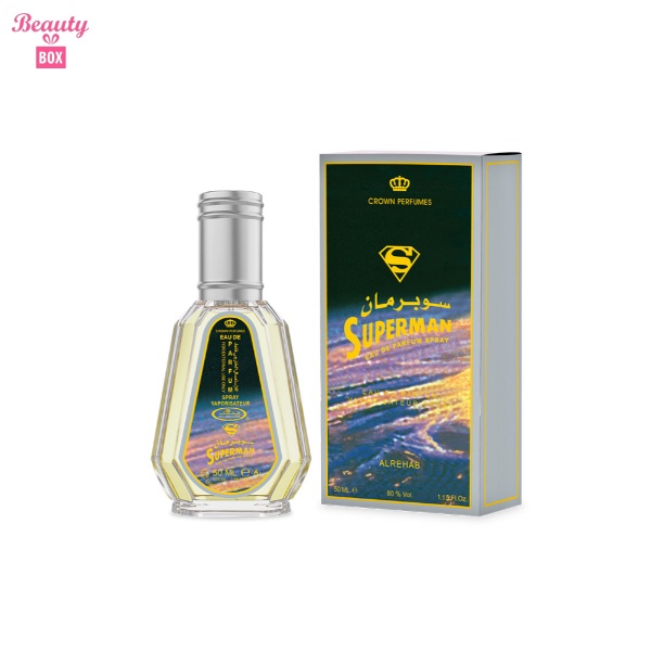 Al Rehab Superman EDP Perfume Spray for Men - 50ml (Made in Saudi ...