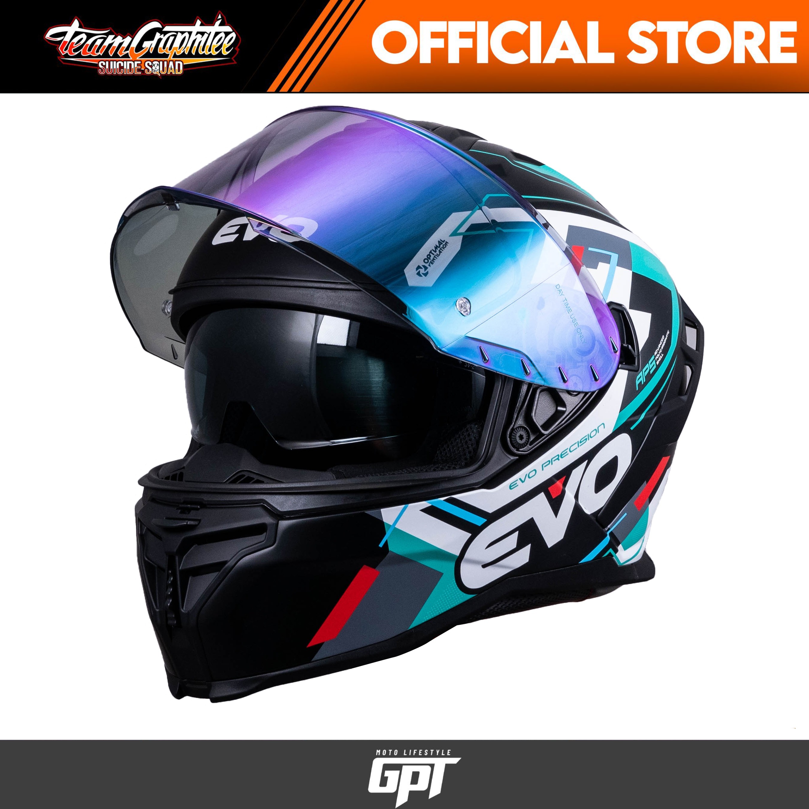 EVO HELMET SR09 RUSH full face dual visor w/ free clear lens | Lazada PH