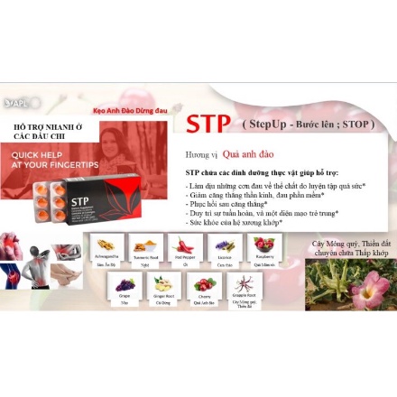 [CHÍNH HÃNG] STP – Viên uống giảm viêm khớp, Đau Khớp, Ngăn Ngừa Cơn ...