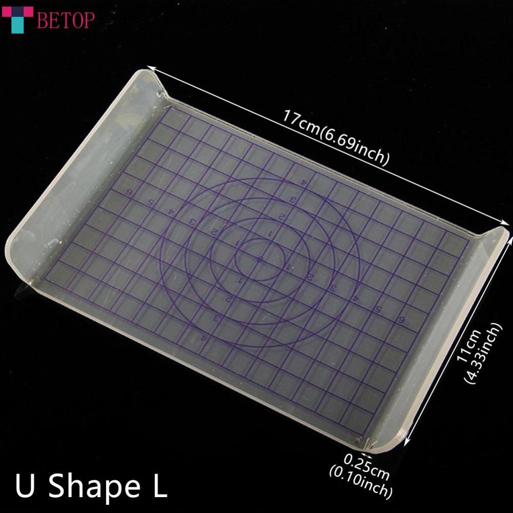 BETOP Clay Modeling Tool Mud Pressing Plate Transparent Acrylic Round ...