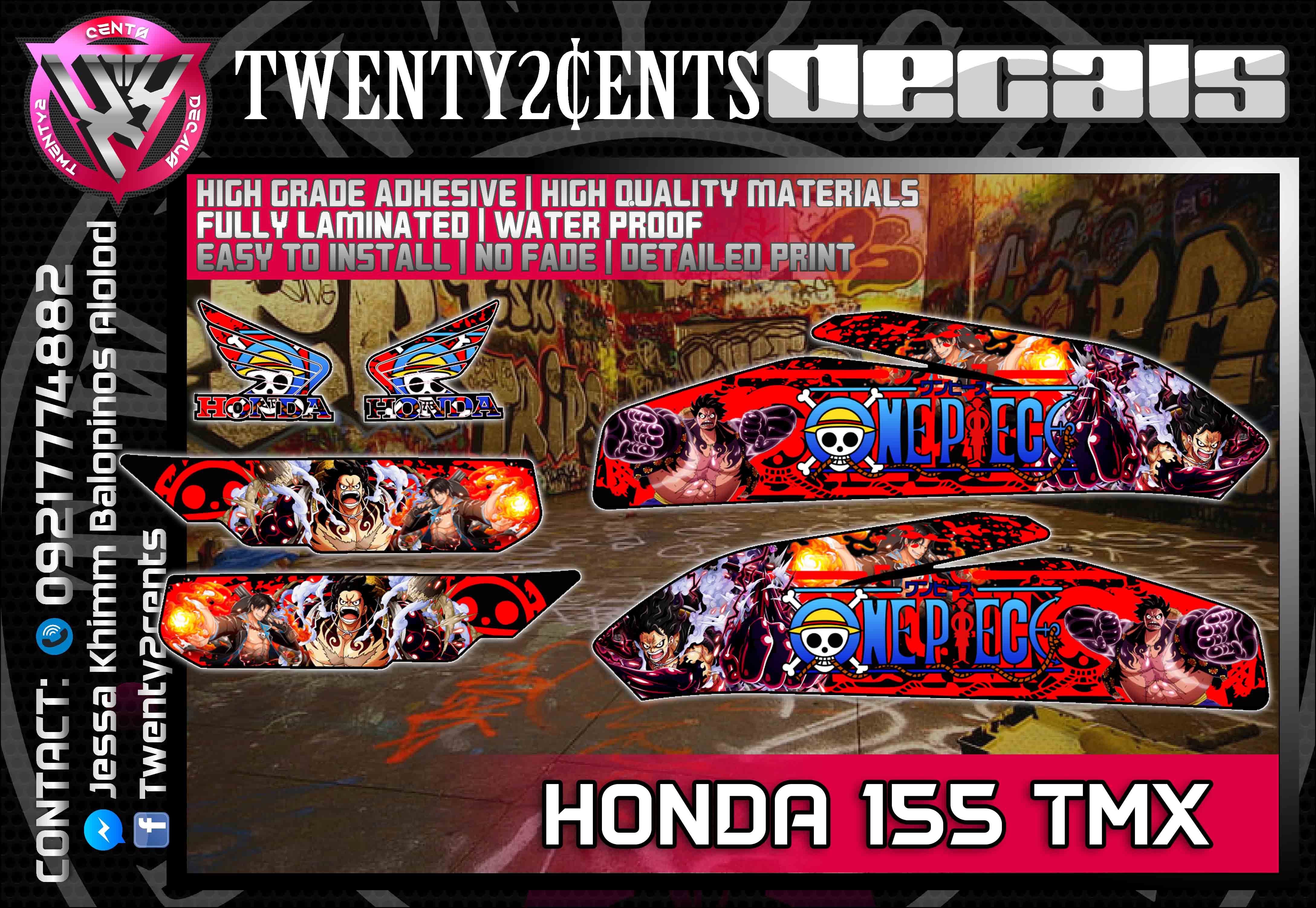 Honda TMX 155 Sticker Decals onepiece | Lazada PH