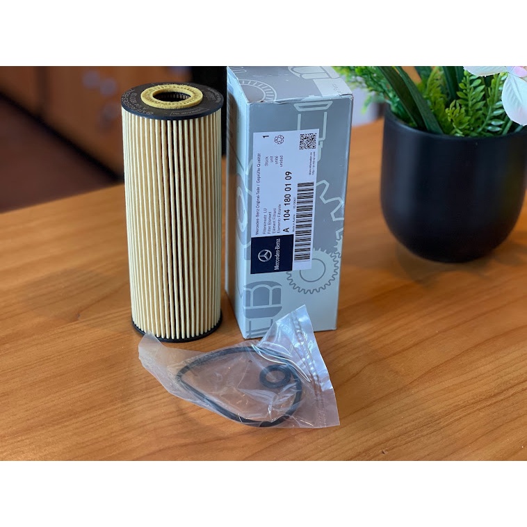 กรองน้ำมันเครื่อง M271 แถมฟรีใส้กรองน้ำมันเครื่อง A2711801410 - Oil ...