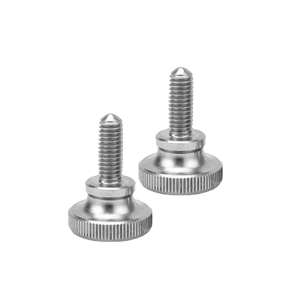 Screws 2pcs M4 Gb834 304 Stainless Steel Knurl Hand Tighten Glass Lock ...