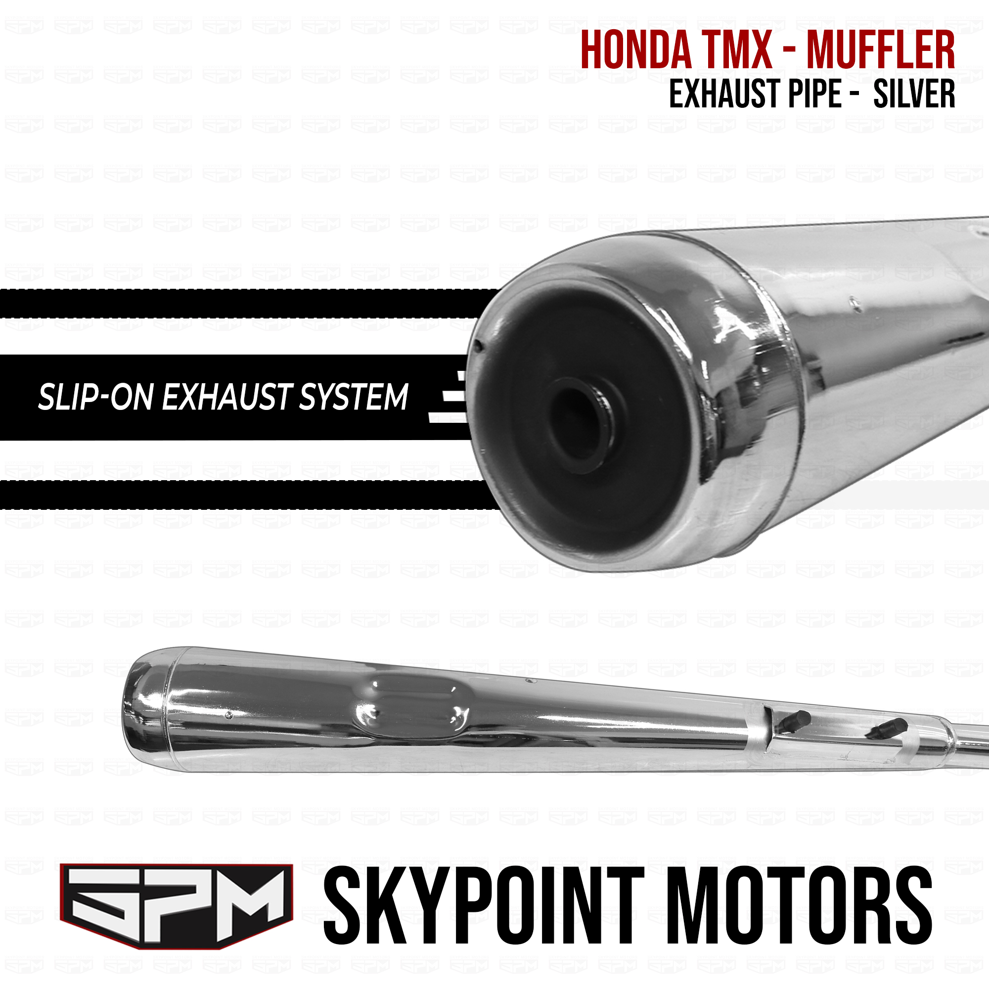 Honda TMX 155 Bullet Pipe Type Muffler For TMX 155 Exhaust Pipe ...