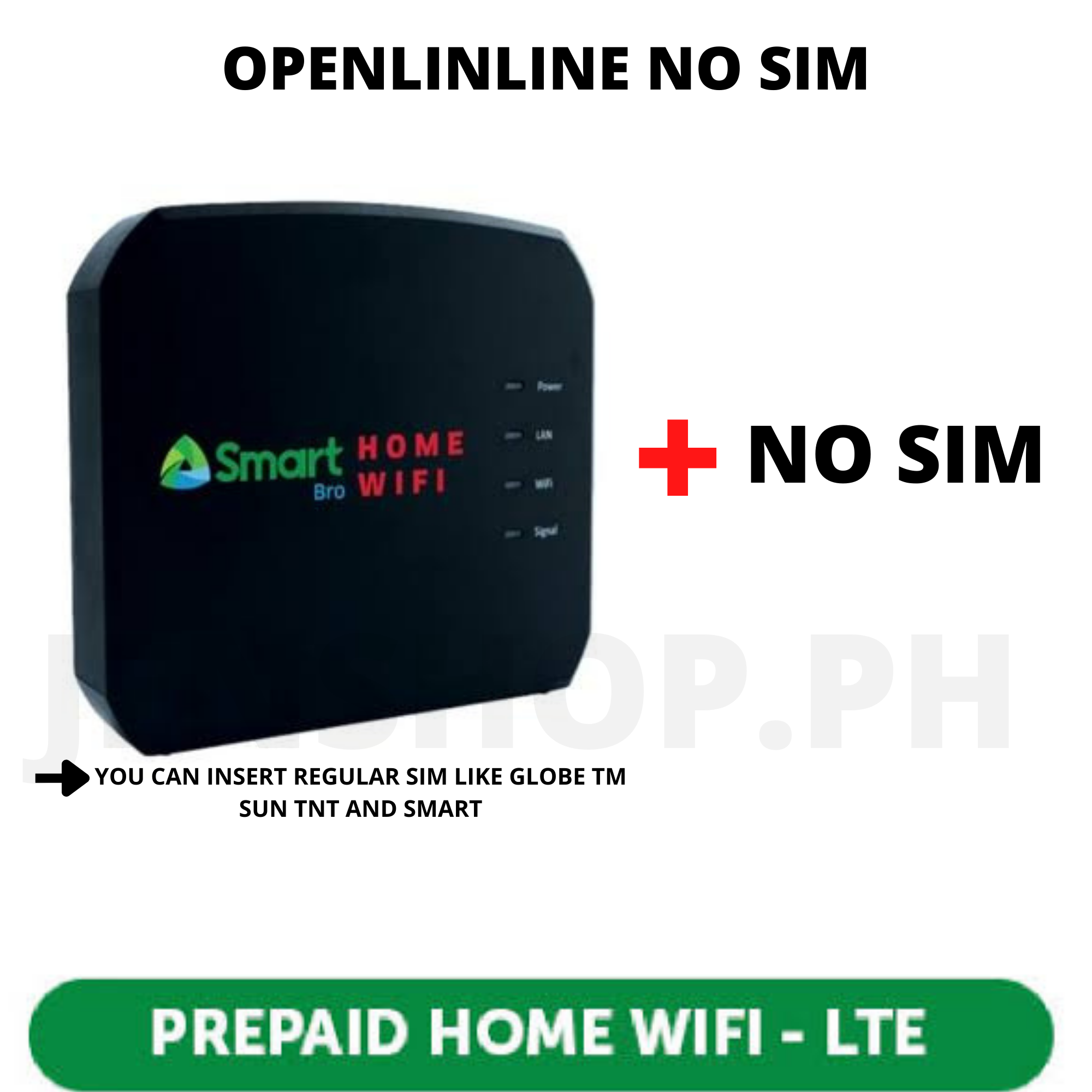 PERMANENT OPENLINE SMART BRO PREPAID WIFI CAT4 | Lazada PH