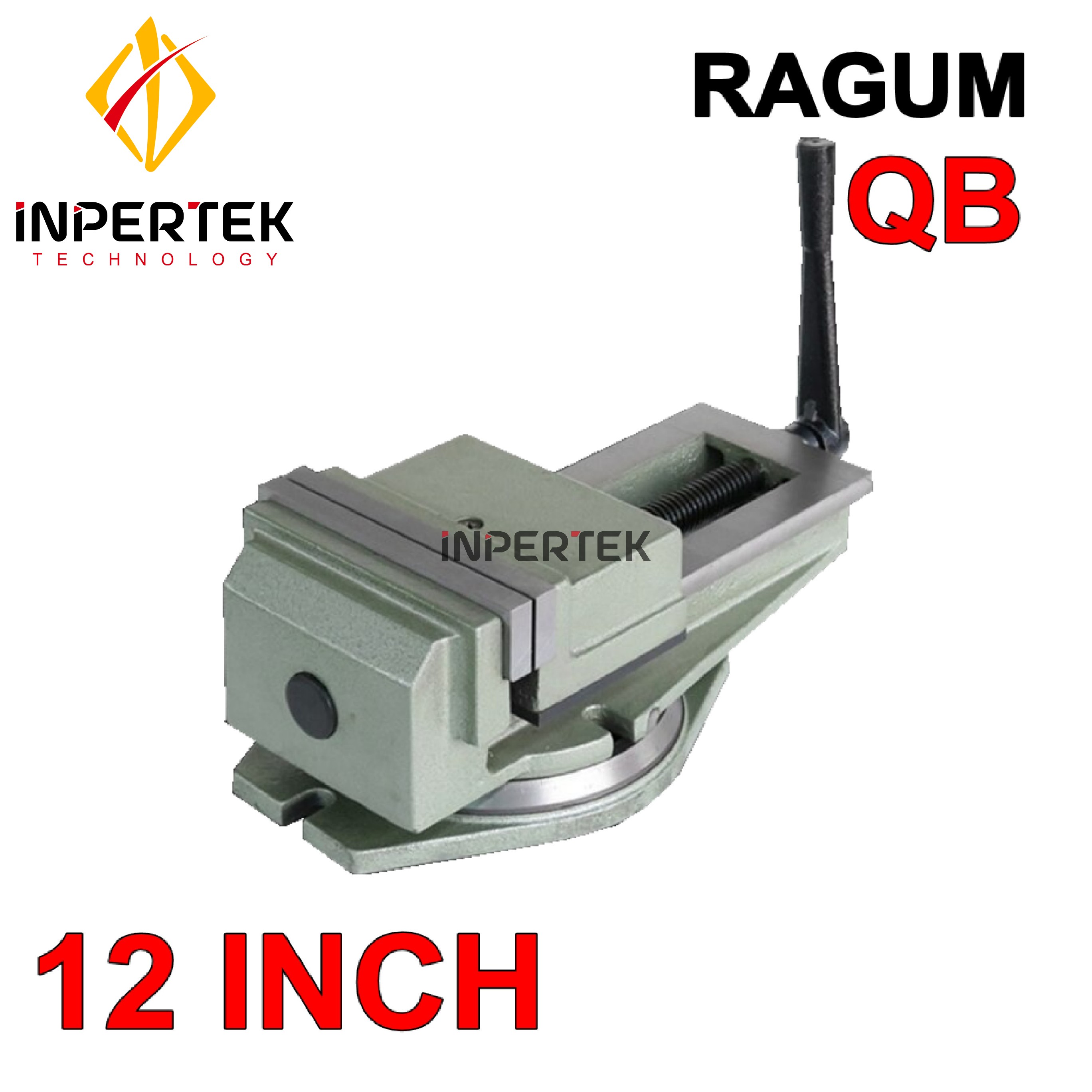 Ragum 12" QB 320 mm Catok 12 Inch Vise Bench Penjepit Meja Mesin ...