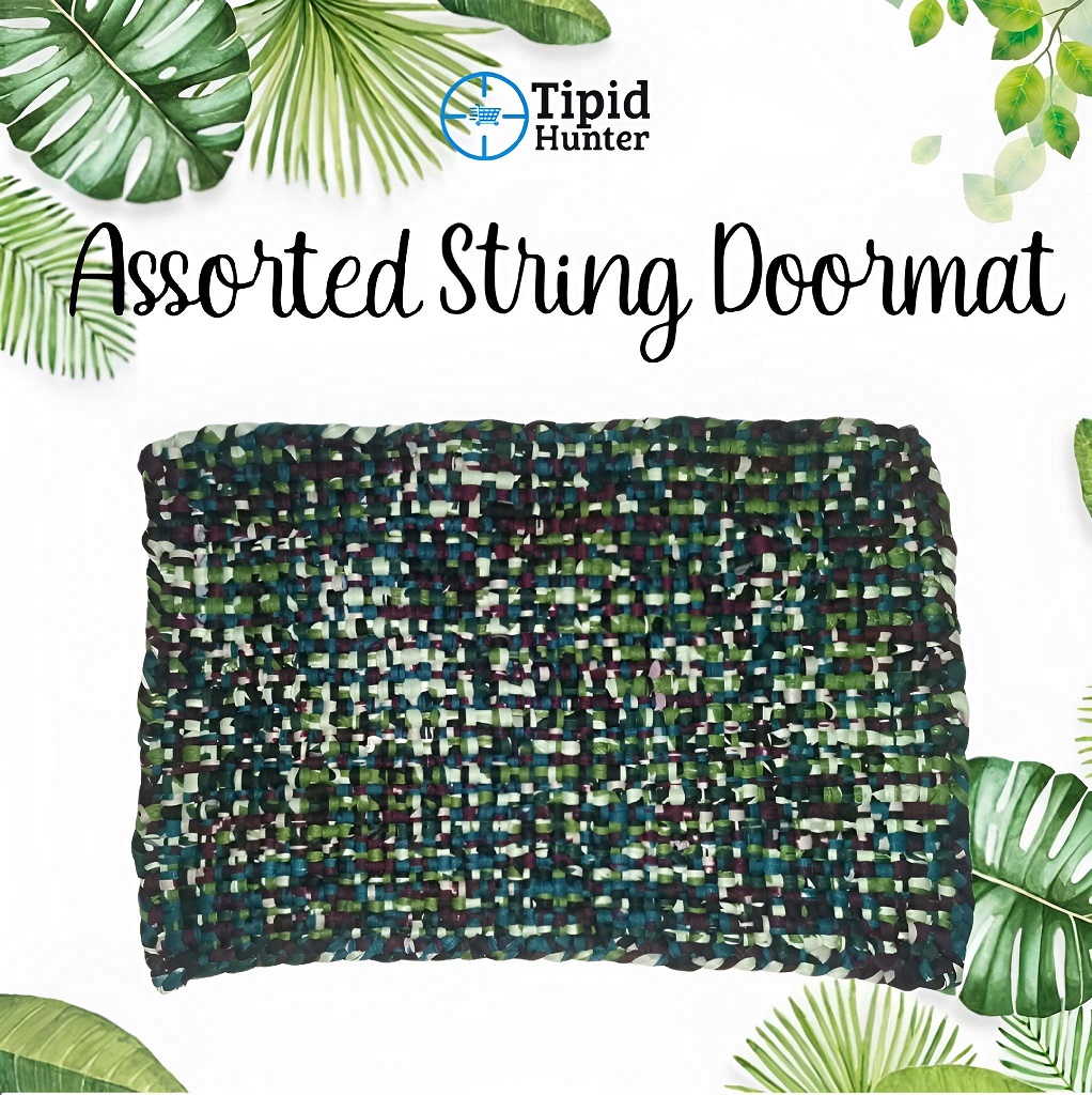 Assorted String Doormat (46cmx32cm), Basahan sa Paa, Rectangle Floor ...