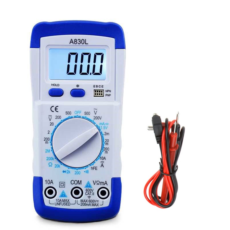【Shop the Latest Trends】1PC A830L LCD Digital Multimeter AC DC Voltage ...