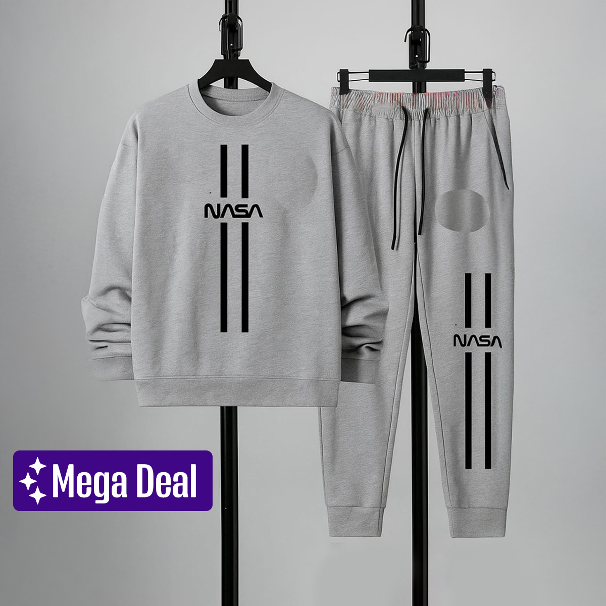 NEW ARRIVALS TRENDY NASA PREMIUM PRINTED WINTER WARM FLEECE SWEATSHIRT ...