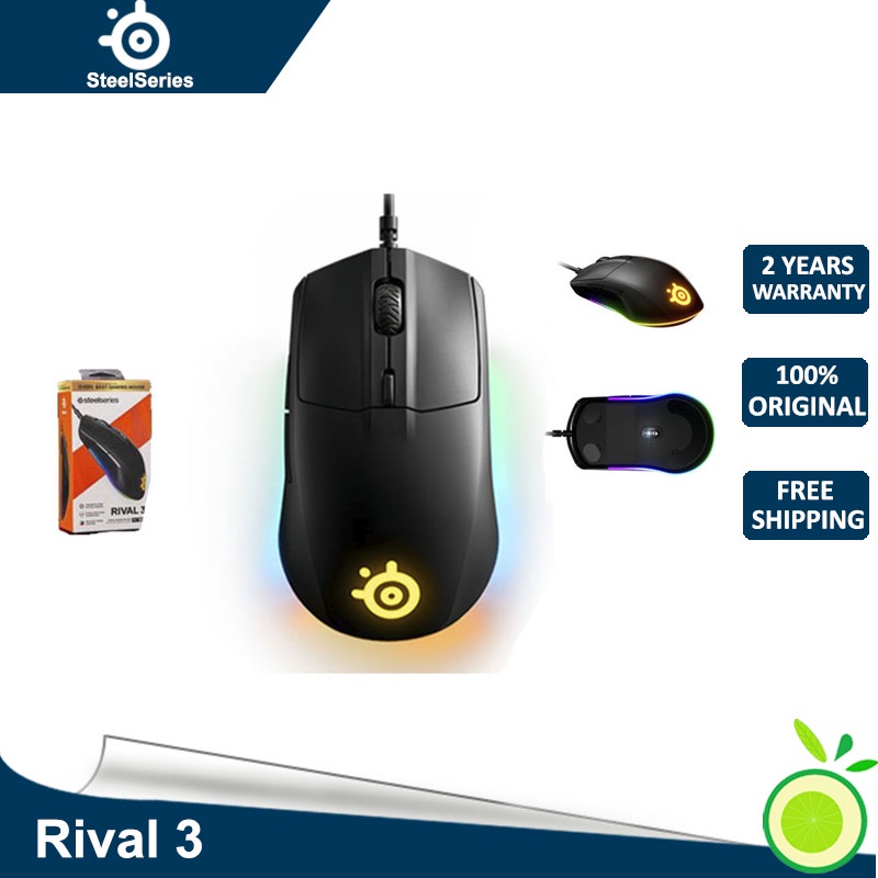 Steelseries Rival 3 เมาส์เกมมิ่ง - 8 , 500 Cpi Truemove Core มี ...