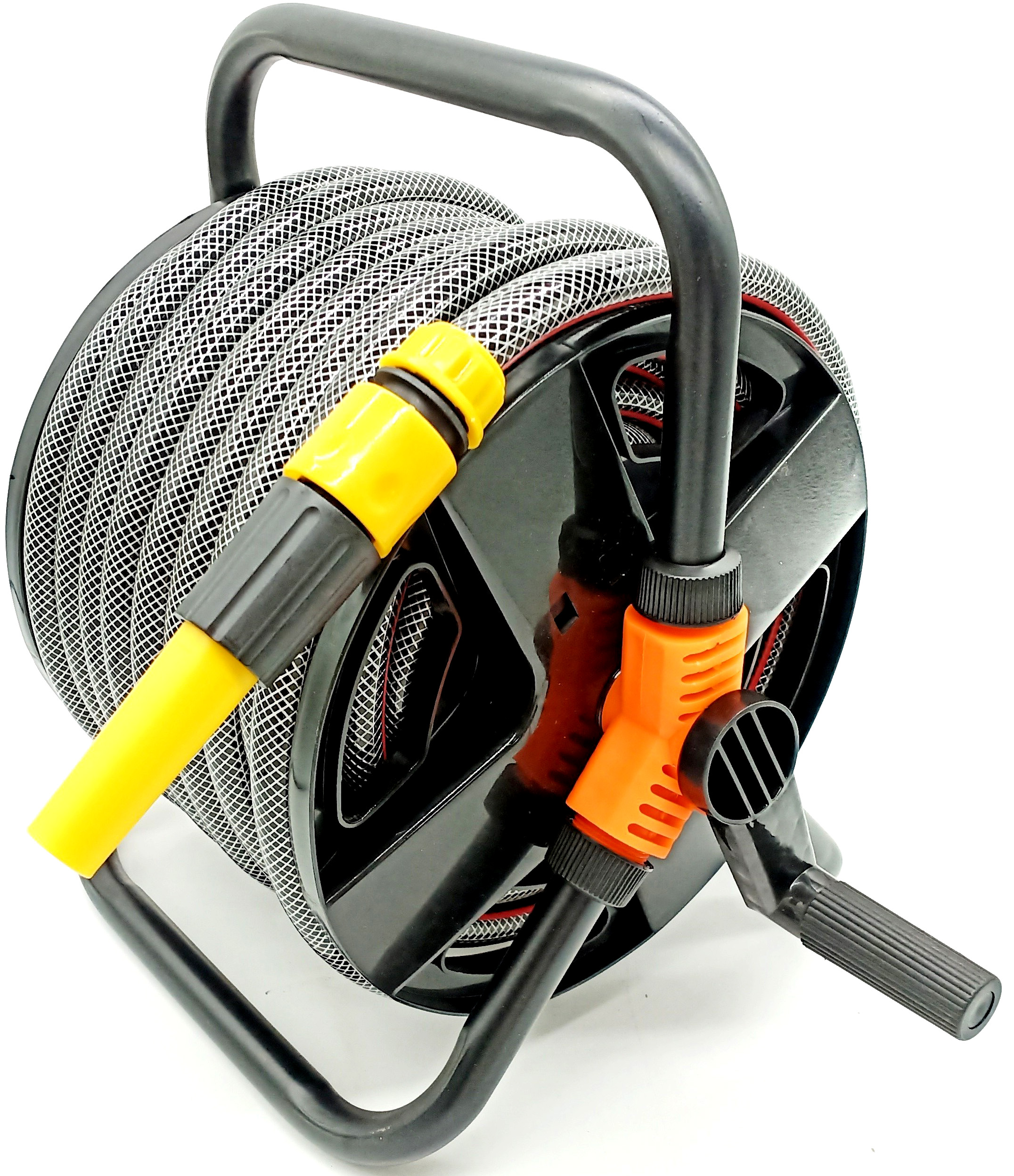 {SG Stock} Garden Hose Reel 20M (with pipe Connector) Handle or wall ...