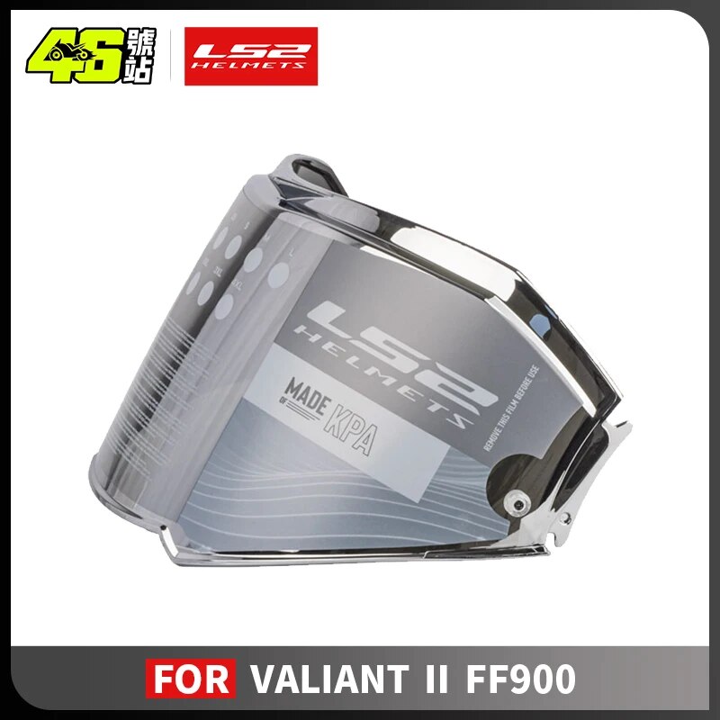 Original LS2 Valiant II Helmets visor Chrome Red rainbow Lens suitable ...