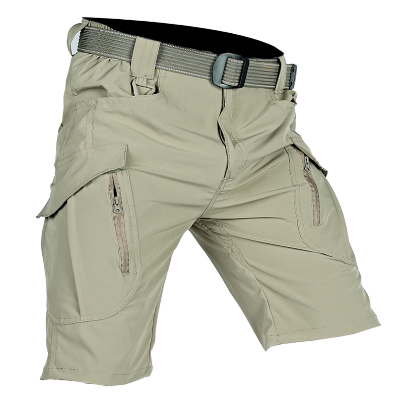 Capri ¾ Pants Shorts IX9 Mens Waterproof Cropped Pants Outdoor Military ...