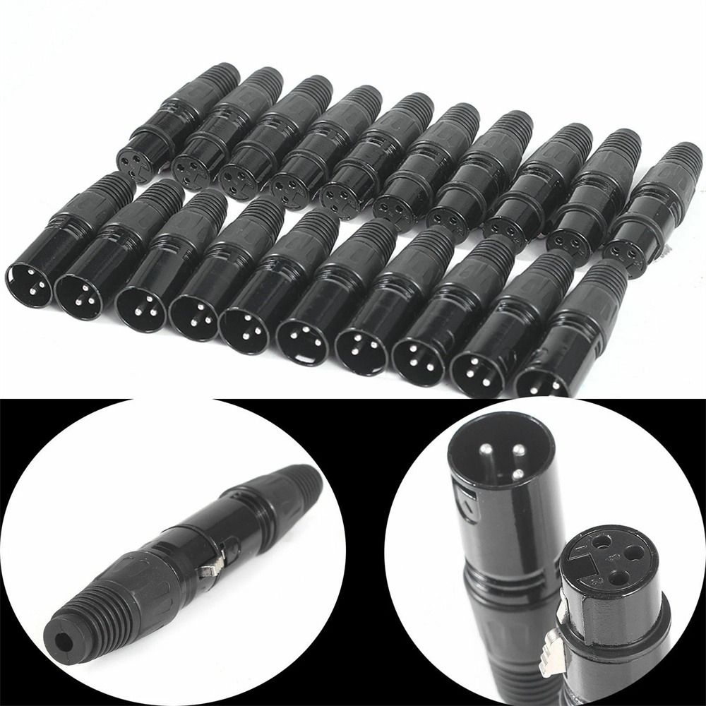 Straight Balanced Microphone Accessories MIC Snake Plug Audio Cables ...