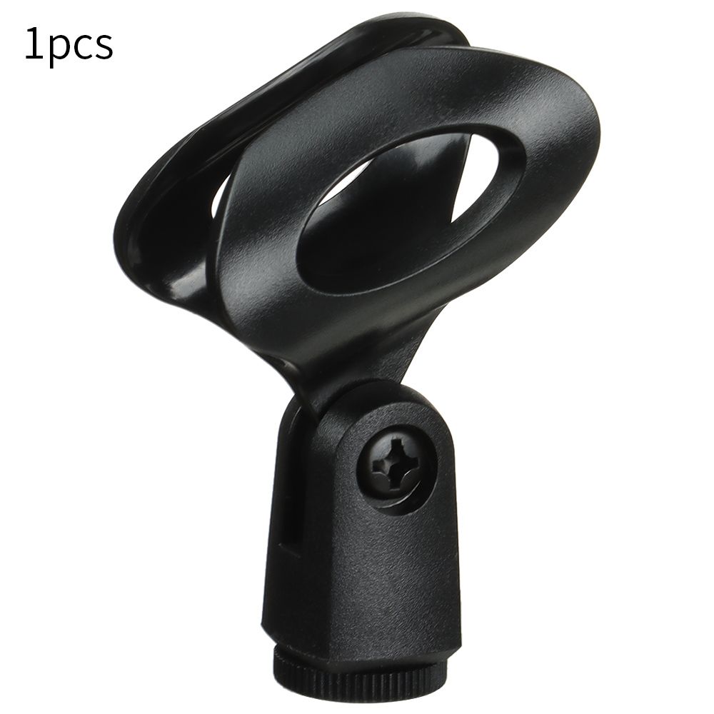 P-CUTE Plastic Wired Black Universal Mic Clip Mic Stand Microphone ...