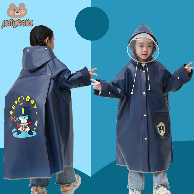 Childrens raincoat Boys Girls Girls Baby Kindergarten students Raincoat for school childrens ...
