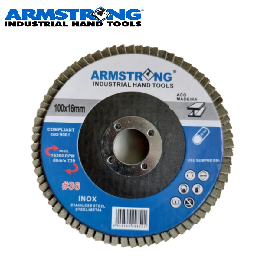 Armstrong Flap Disc "4 (10PCS) Heavy Duty | Lazada PH