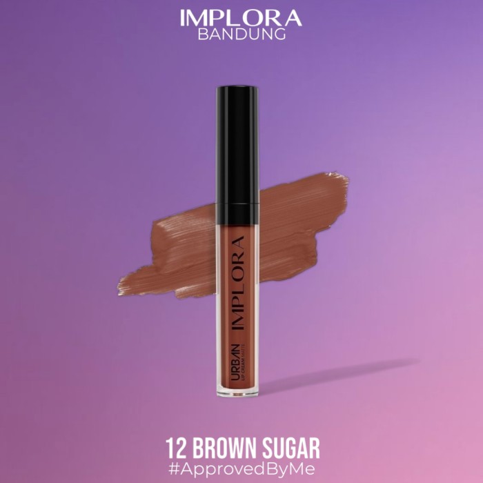 Implora Urban Lip Cream Matte 12 BROWN SUGAR | Lazada Indonesia