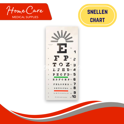 Snellen Chart Eye Chart (1 Piece) ROLL | Lazada PH