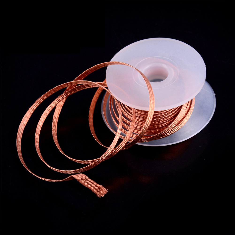 JM Desoldering Braid Tape Copper Welding Solder Remover 1.5-3.5mm Wire ...