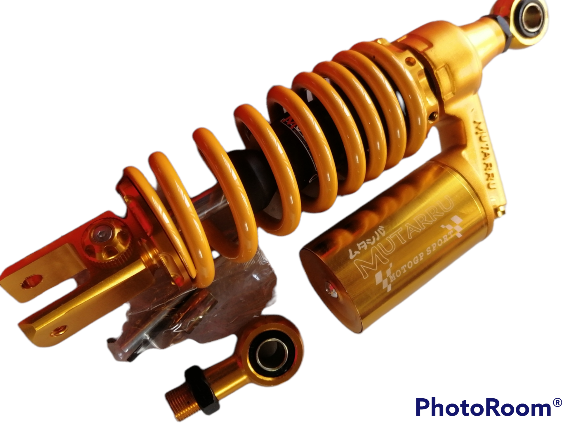 MUTARO Rear Shock Mio Scooter 280mm-300mm Gold /red | Lazada PH