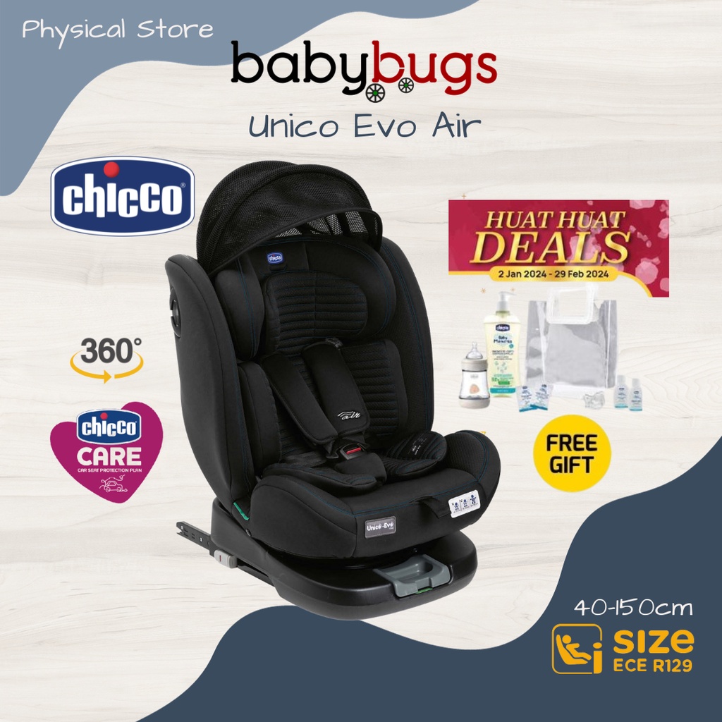 Chicco Unico Evo I-Size Air Baby Car Seat | Lazada