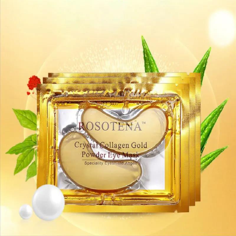 24k Gold Crystal Collagen Eye Mask Face Anti Wrinkle Gel Sleep Gold ...