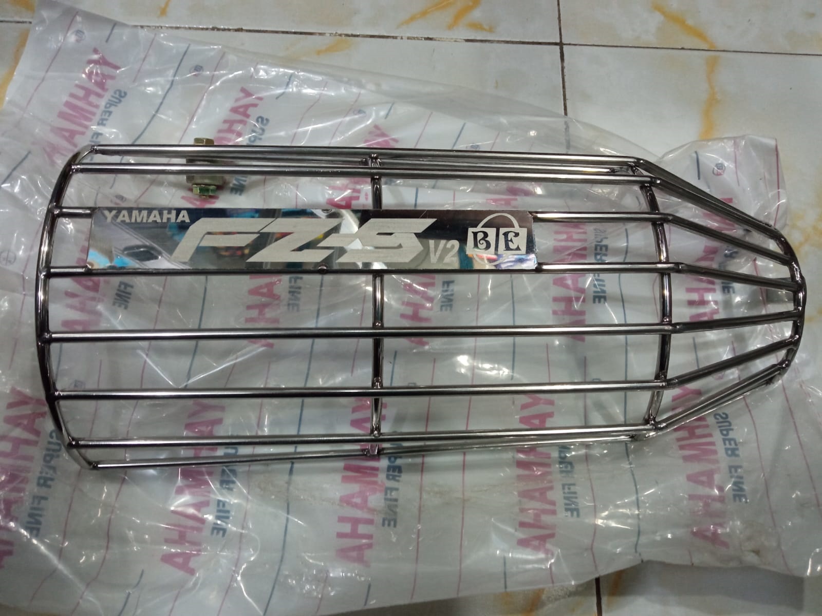 Yamaha FZ-S V2 SS Silencer guard Exhaust Silencer Guard | Daraz.com.bd