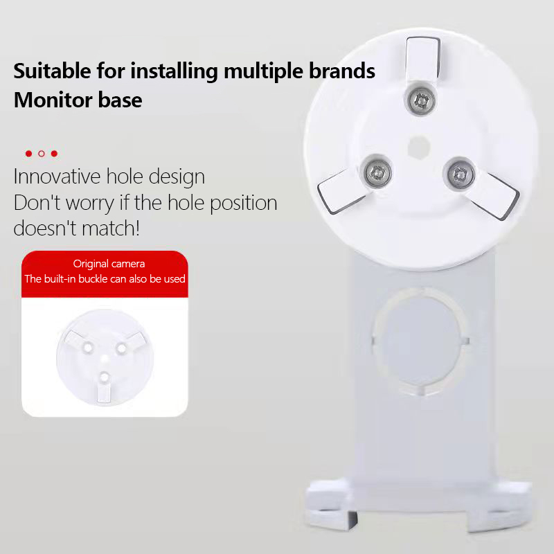 1Set Camera Bracket Nail Free Wall Mount Camera Surveillance Holder w ...