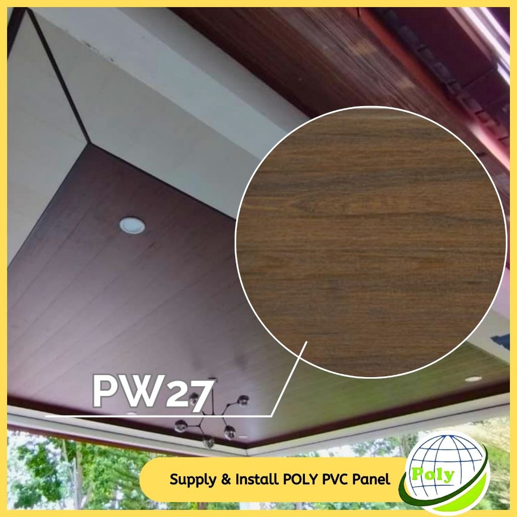 7 FT PVC Ceiling Wall Panel Home Ceiling/Wall Waterproof 30cm x 8mm PVC ...