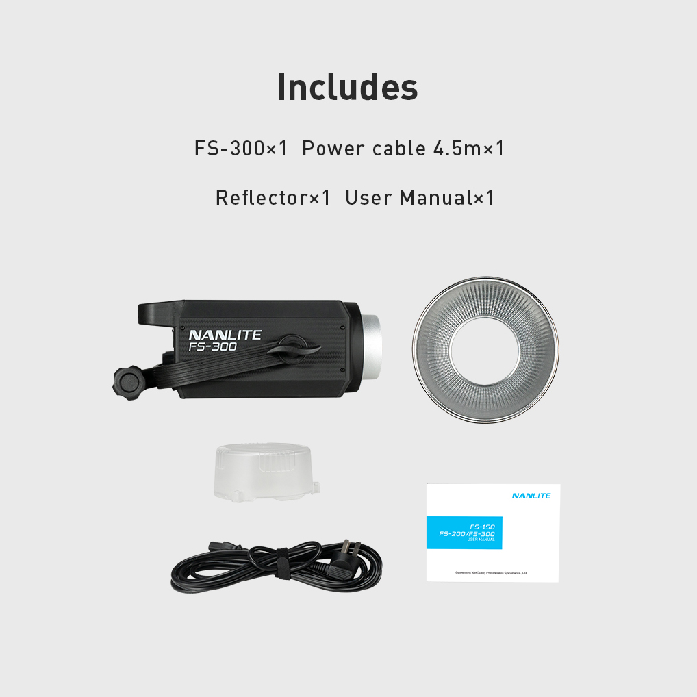 Nanlite FS300 FS-300 Studio LED Light ไฟสตูดิโอมืออาชีพ กำลังไฟ 330Watt ...