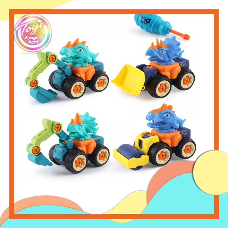 TK DIY Dinosaur Take Apart Vehicles Playset for Kids,Mechanical ...