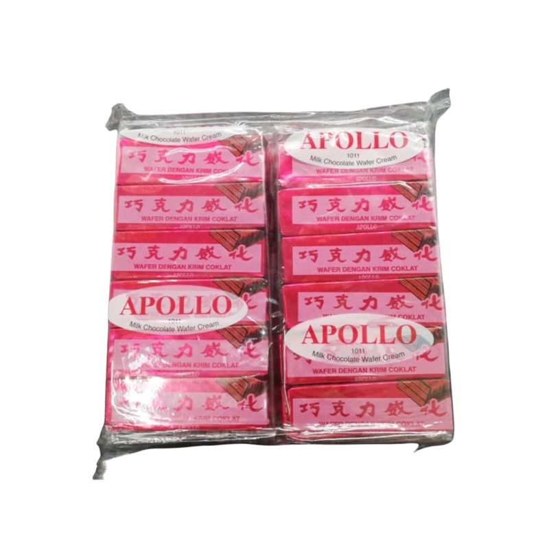 Apollo Wafer - Susu/Chocolate12G*48 | Lazada