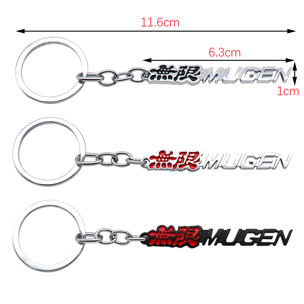 【YIYANGMAOYI111】1PC Mugen Power Metal Car Keychain Styling Holder ...